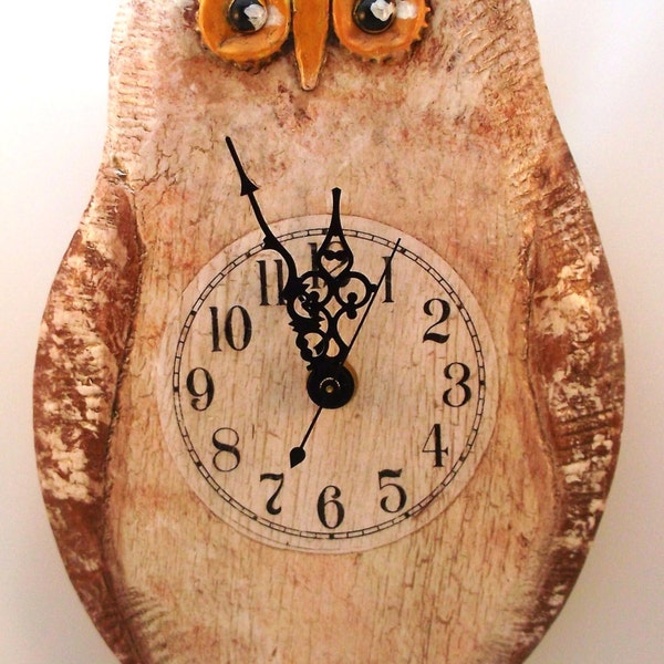 Owl Clock - Etsy
