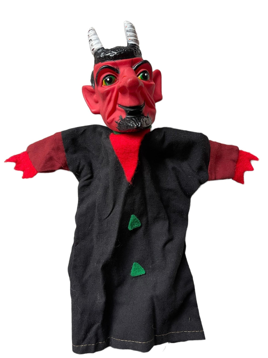 3 Vintage 1970s Hand Puppets Devil King Queen Vintage Toy - Etsy