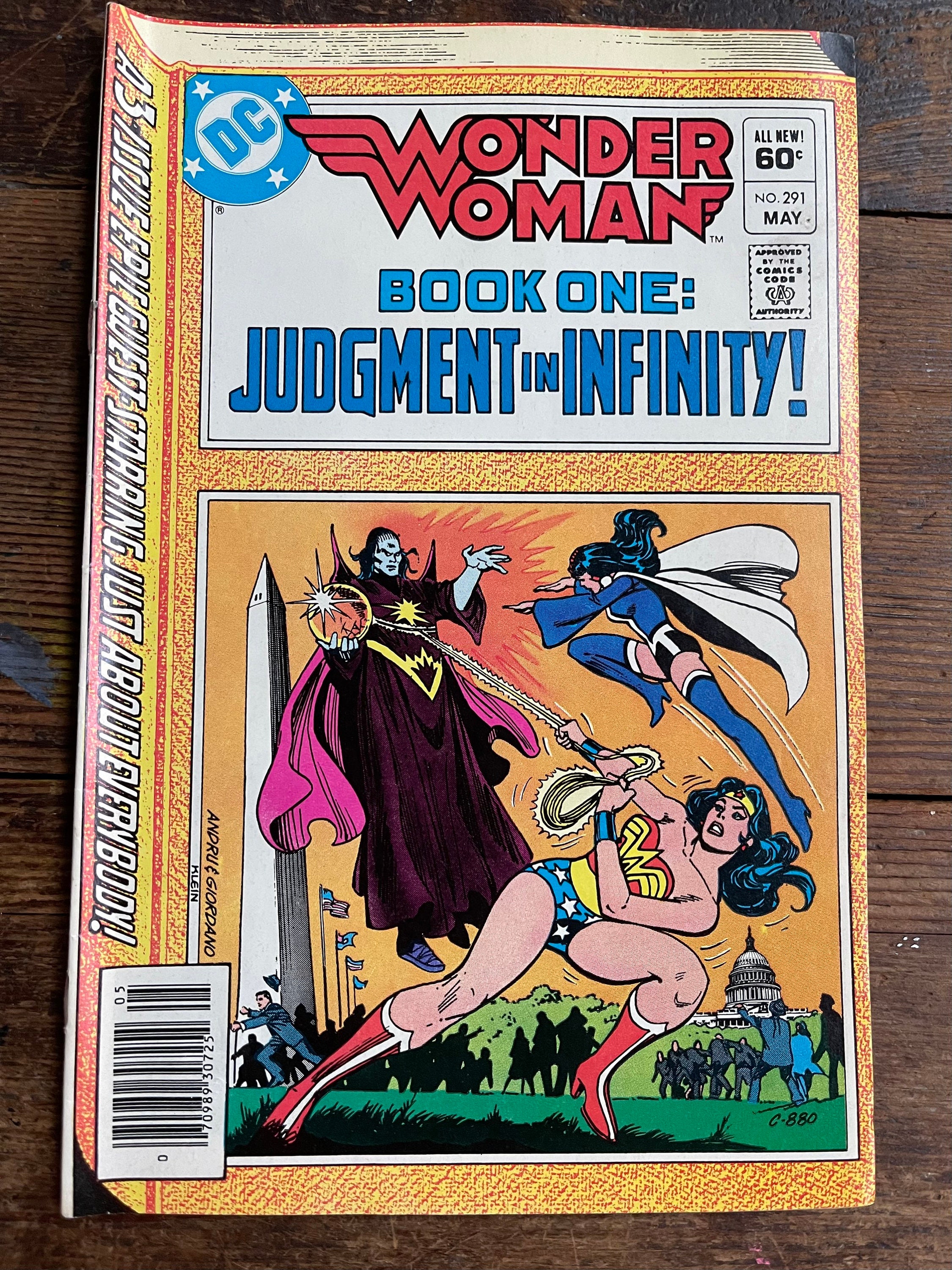 Vintage Wonder Woman Comic Strip