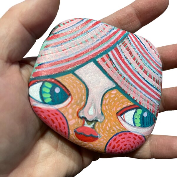 Beach Stone Art - Etsy