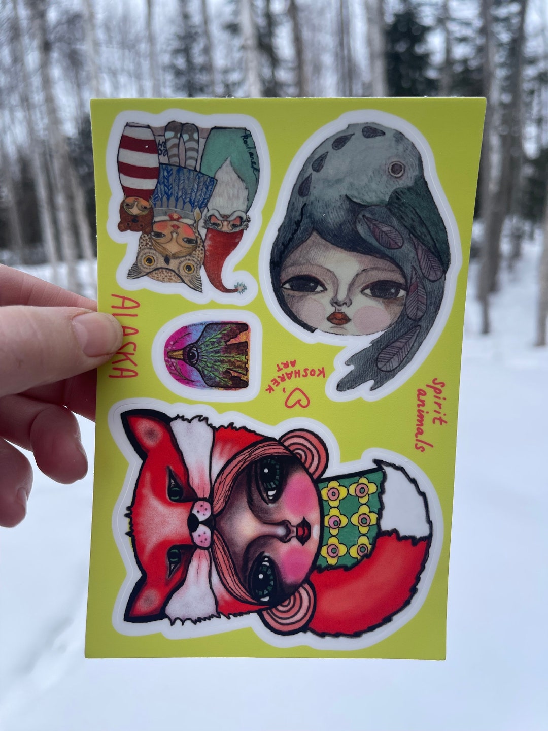 1 Vinyl Sticker Sheet, 4x6 Inches, Stickers, Hydro Flask, Laptop Slap ...