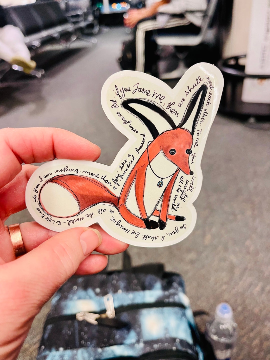 Fox Tame Me Vinyl Sticker Designed by Kosharek Art the Little Prince ...