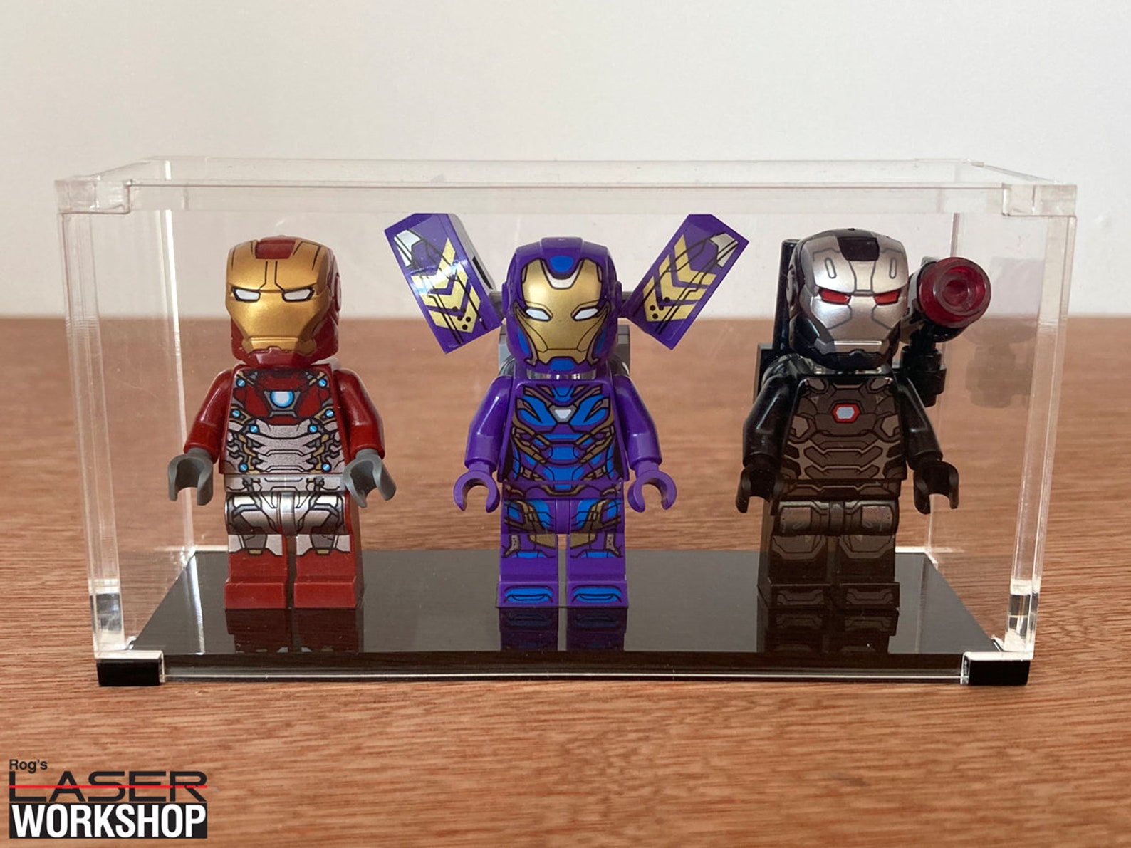 Small Acrylic Display Case for Three LEGO Minifigures - Etsy