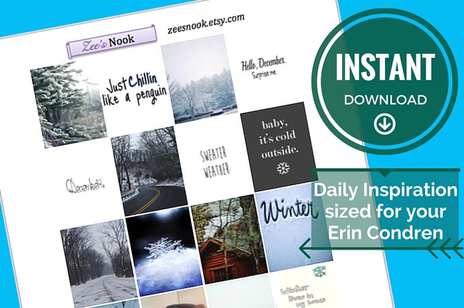 Daily Inspiration Stickers - 4 Sheet Bundle - Etsy