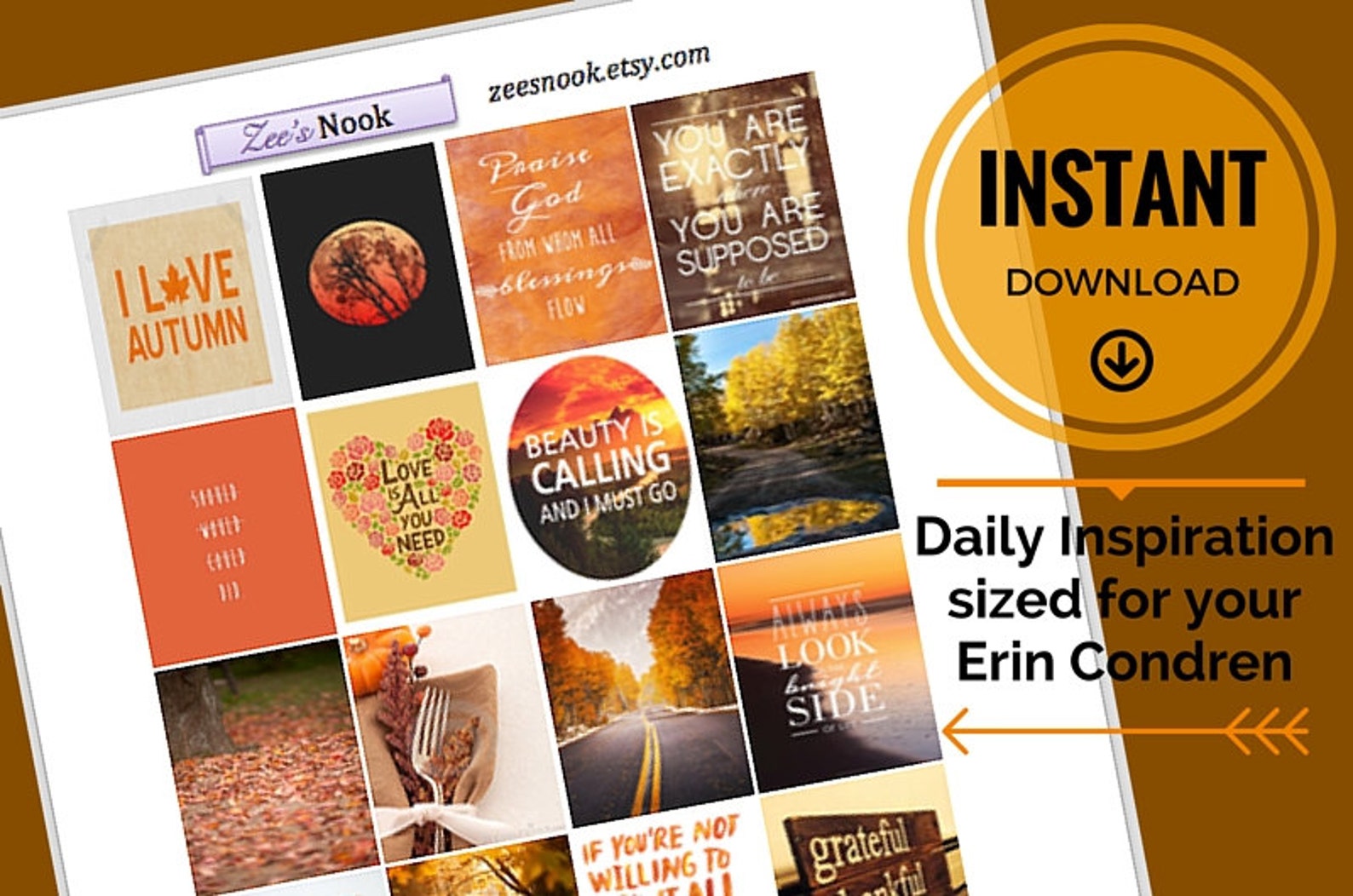 Daily Inspiration Stickers - 4 Sheet Bundle - Etsy