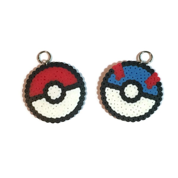 Pokeball Hama Beads - Etsy UK