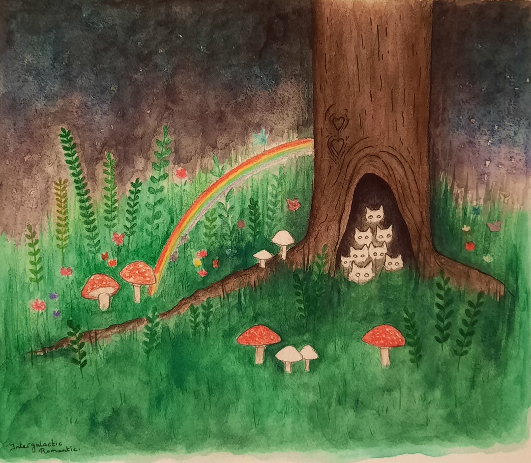 Hiding - Art Prints - Etsy