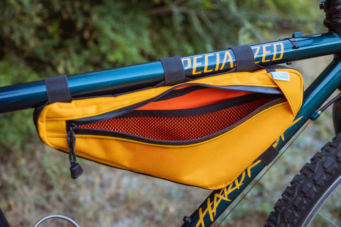 Traverse Bicycle Frame Bag | Quarter Frame Bag | Wedge Frame Bag - Etsy