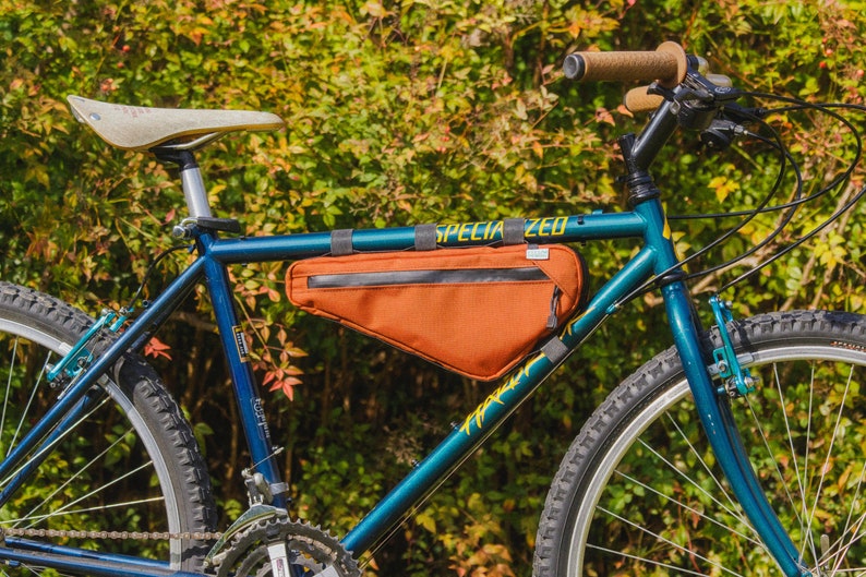 Traverse Bicycle Frame Bag | Quarter Frame Bag | Wedge Frame Bag - Etsy