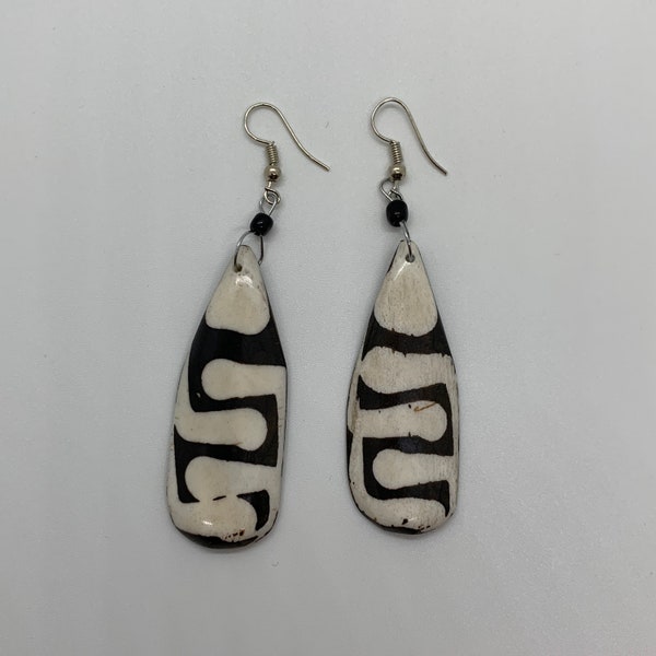 Bone Earrings - Etsy