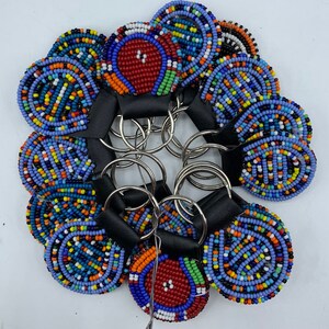 Kenyan Hardmade Shell Key Chains - Etsy