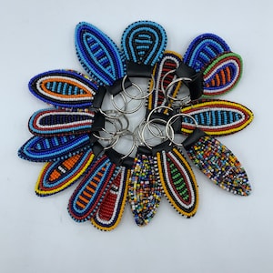Kenyan Hardmade Shell Key Chains - Etsy