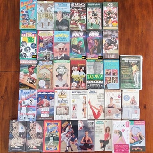 Sealed VHS Tapes Sports & Exercise Workout Videos PICK 1: Baseball ...