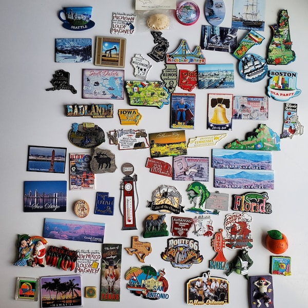 Travel Magnets - Etsy