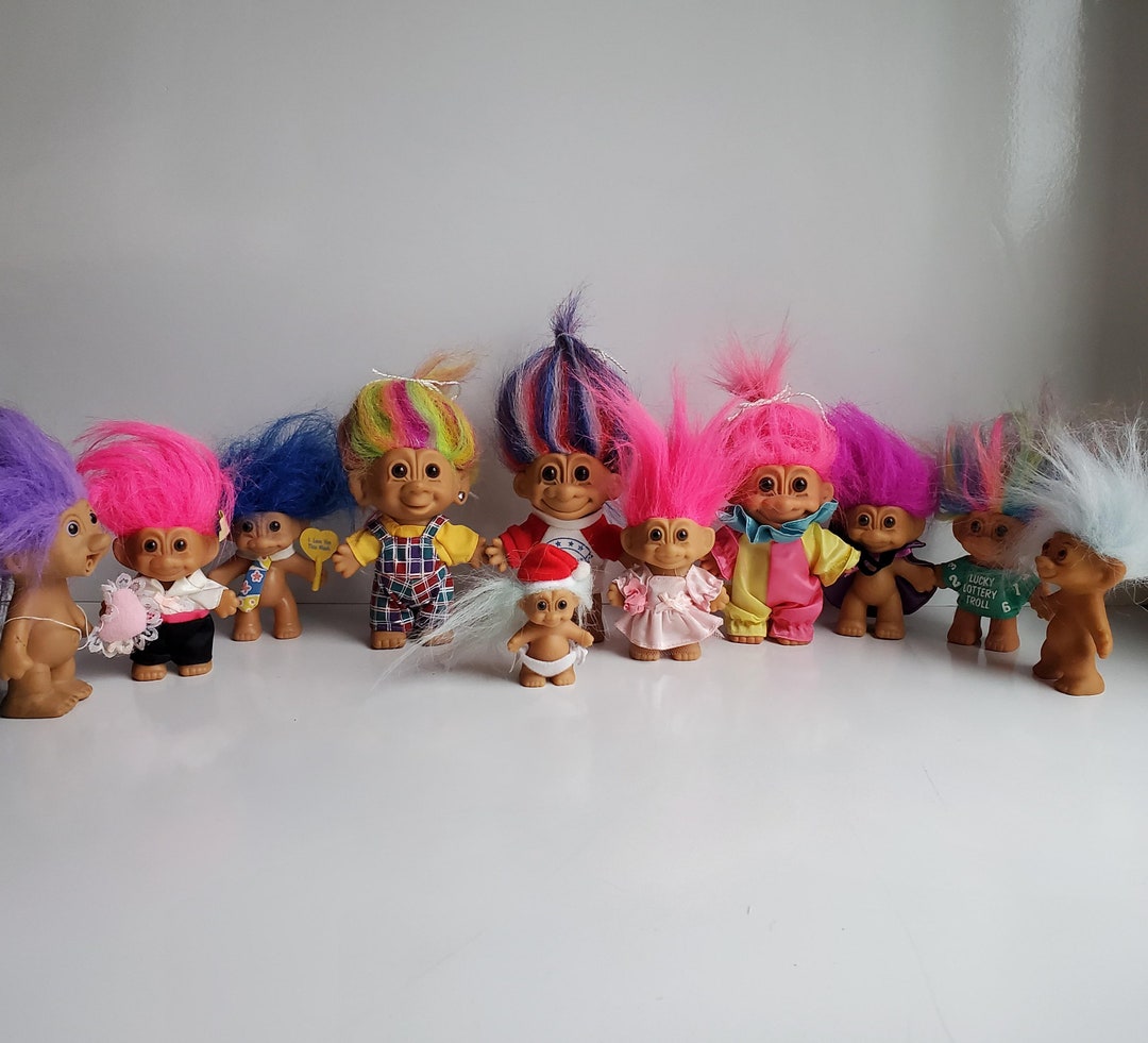 Vintage Russ Trolls Lot 11 Feat. Russ Troll for President, Zorro Mask ...