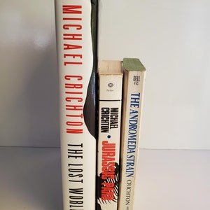 Vintage Jurassic Park Michael Crichton Books Pick 1: First Ballantine Books Printing, Etc. Many ...