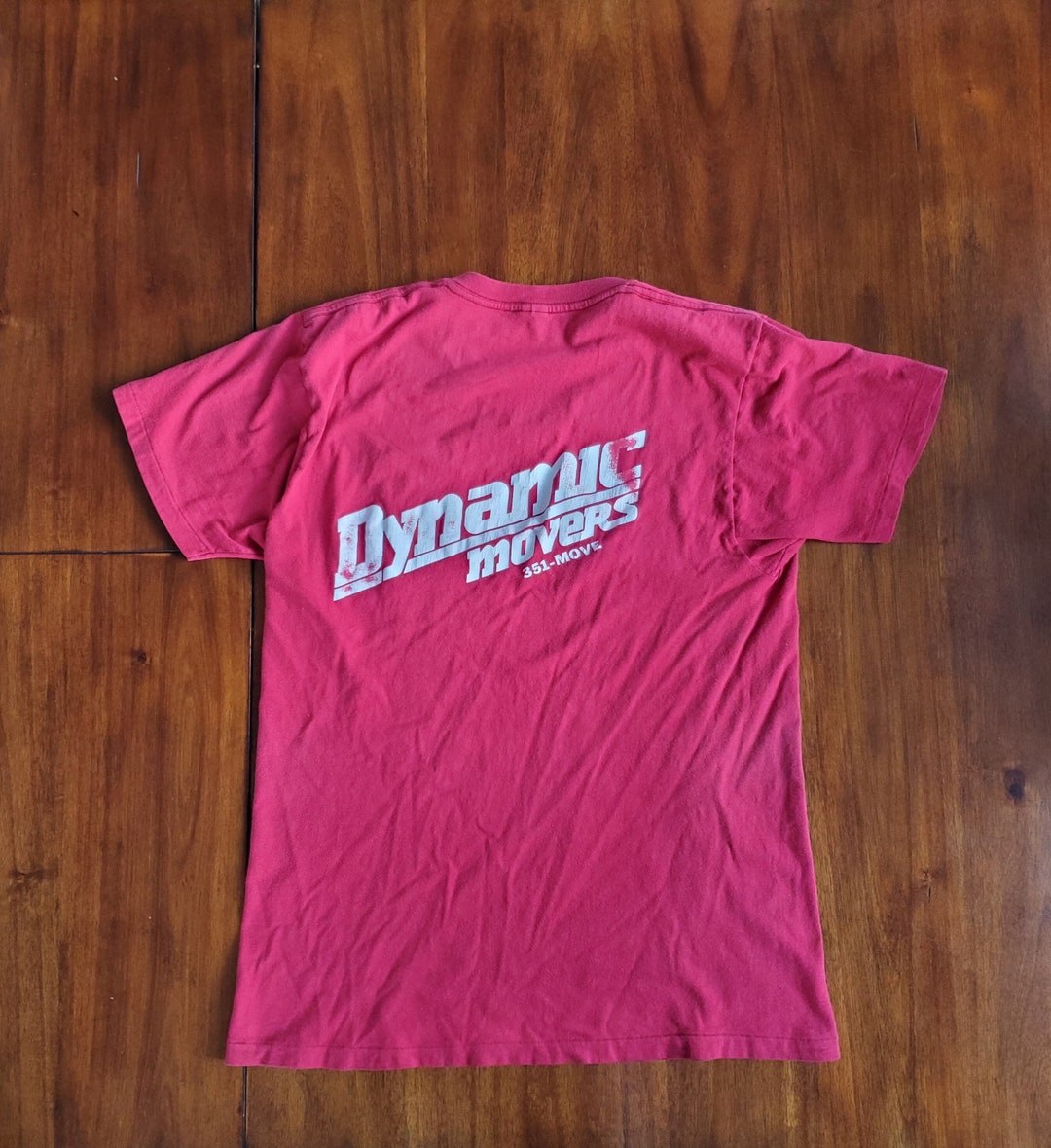 Vintage 80's Dynamic Movers T-shirt Single Stitch W/ Front Pocket ...