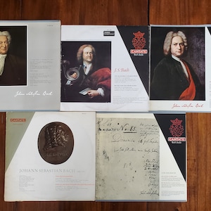 Johann Sebastian Bach Vinyl Classical Record Collection Lot of 21 ...