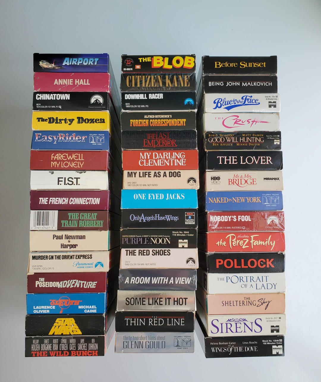 VHS Lots Pick 1: Criterion Collection (15) on VHS the Blob, or 70's Cinema Lot (15) Harper ...