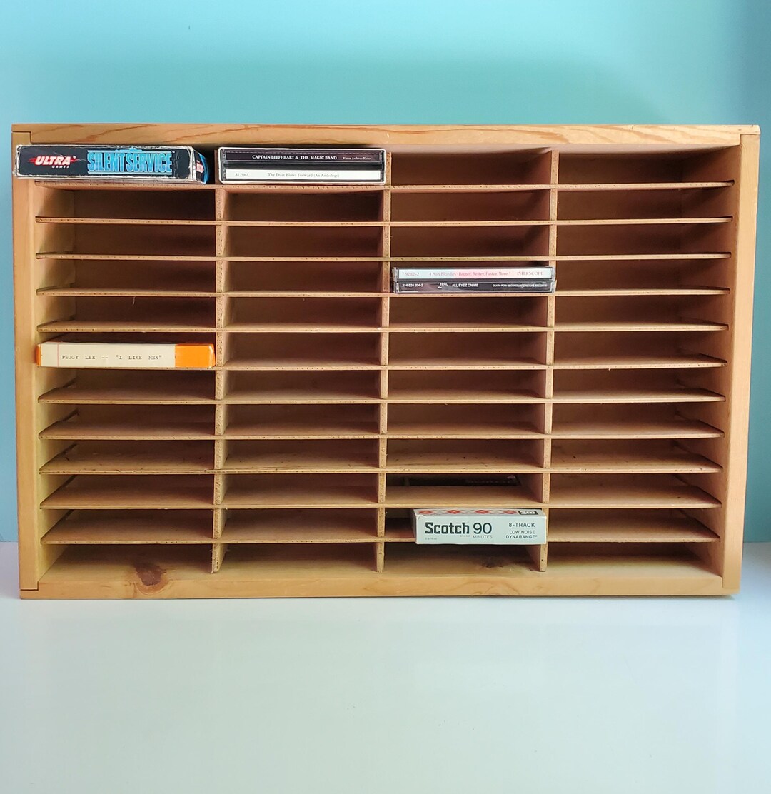 Vintage Napa Valley Box Company Storage Fits 96 Cd's or Other Media 48 ...