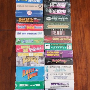 Sealed VHS Tapes Sports & Exercise Workout Videos PICK 1: Baseball ...
