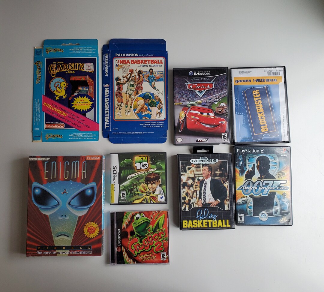 Vintage Video Games PICK 1: Intellivision, Nintendo Gamecube, Sega ...