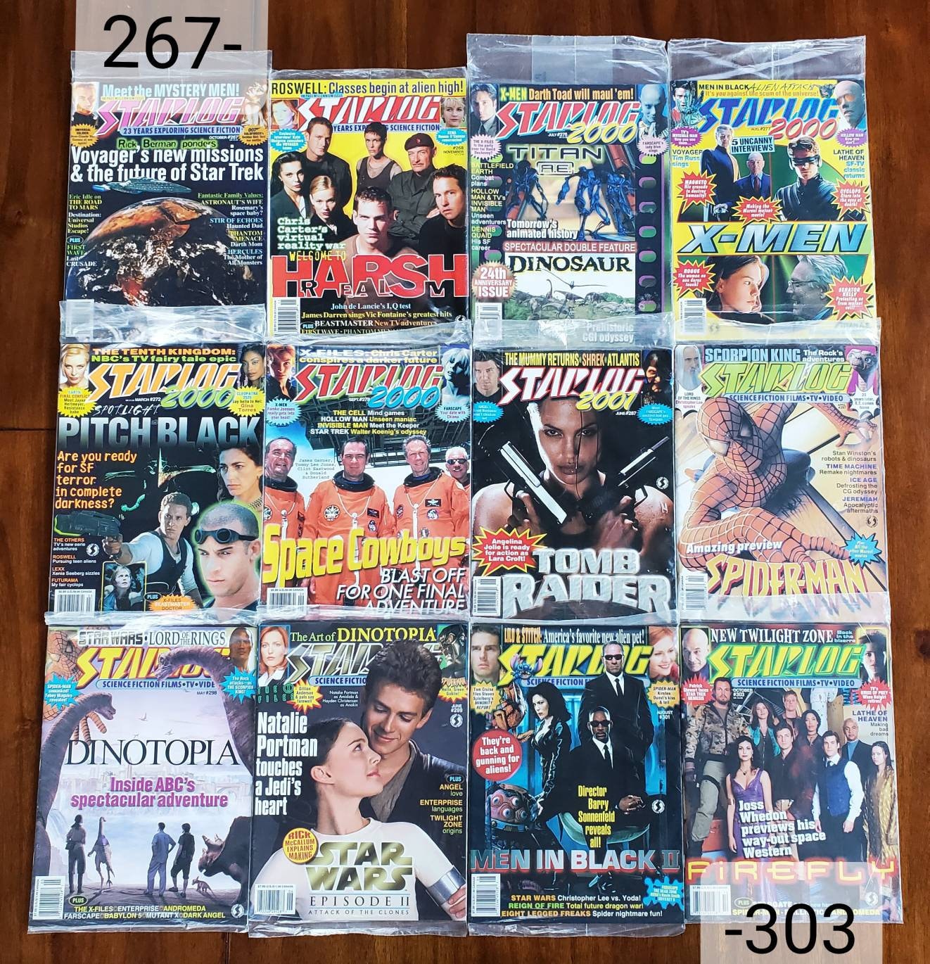 Vintage Sealed Starlog Magazines 90's PICK 1: X-Files | Etsy