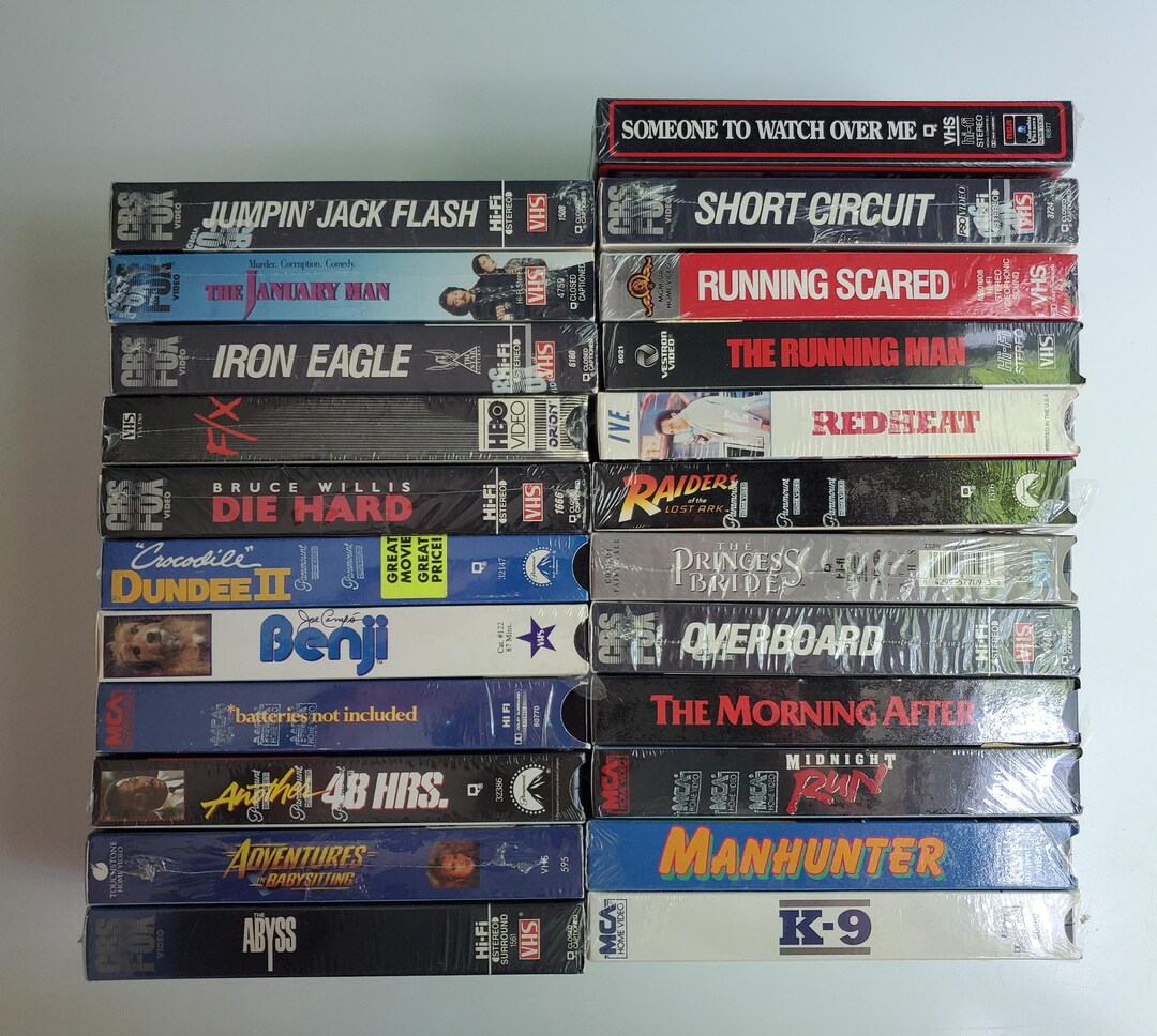 Gorgeous 80's VHS Collection Like New 80's VHS Lot of 23: Die Hard, F/X ...