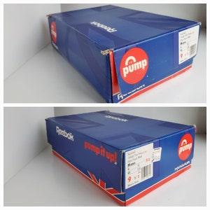 Vintage Reebok Twilight Zone Pump 4-5547 White/royal/black the Pump ...