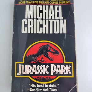 Vintage Jurassic Park + Michael Crichton Books Pick 1: the Lost World 1st Trade/print Edition ...