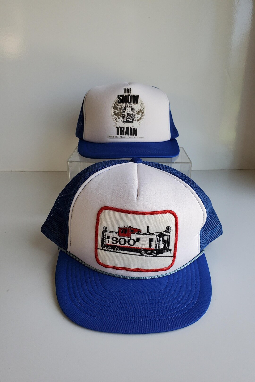 Lot of Vintage Train Hats (2): Soo Caboose Trucker Hat by Funkap + the ...
