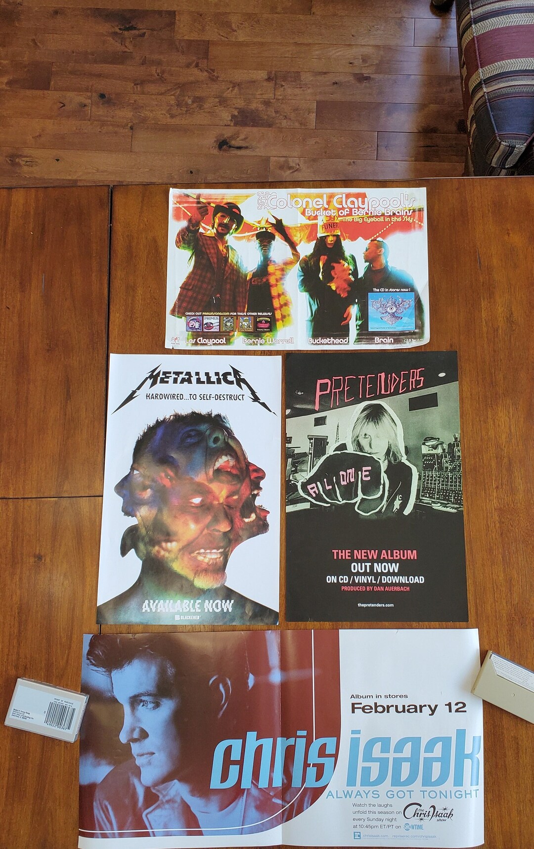 Record Store Promo Posters 11x17 PICK 1: Metallica Hardwired...to Self ...