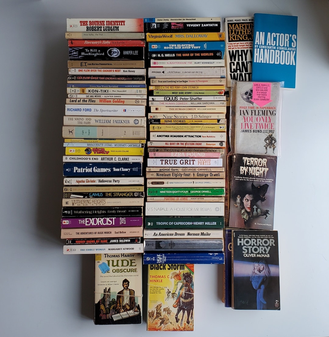 Re-stocked Vintage Paperback Books PICK 1: Horror Books, Sci-fi, Camus ...