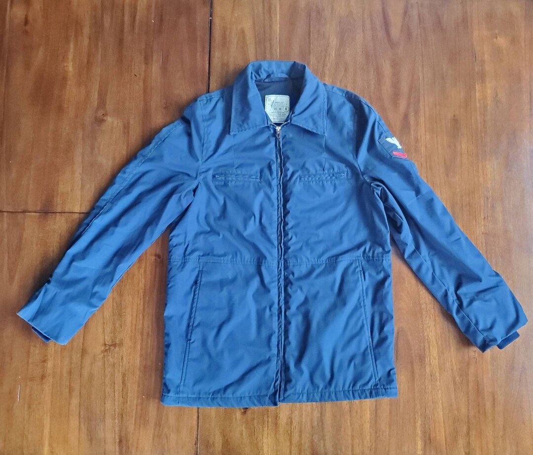 Vintage U.S. Navy Service Jacket Woman's Size 10R 4 Navy Blue Machine ...