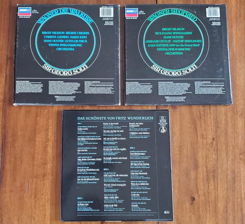 Vintage Classical Music Box Sets Records Vinyl 12