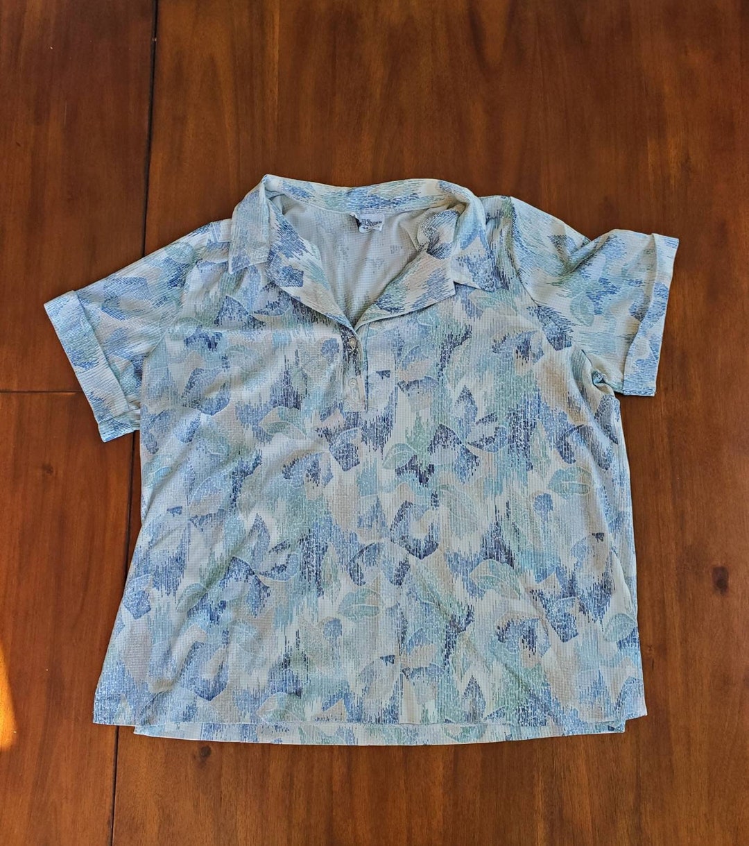 Vintage 70's the Fire Islander Woman Short Sleeve Island Shirt Size 44 ...