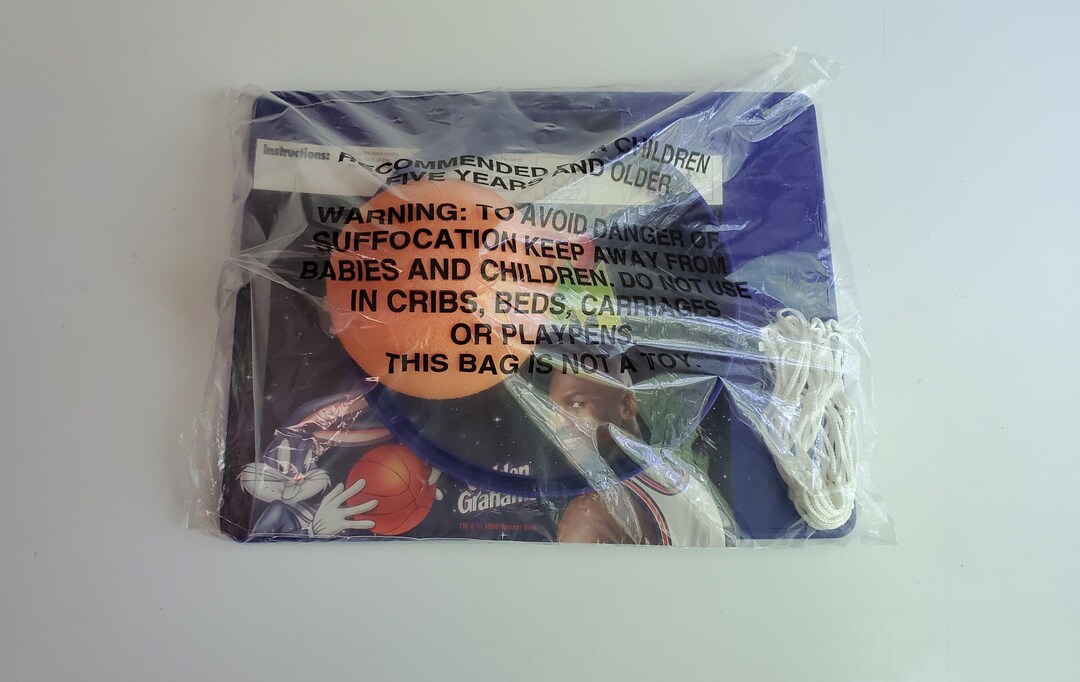1996 Space Jam Mini-hoop Golden Grahams SEALED/NEW OS Michael Jordan ...