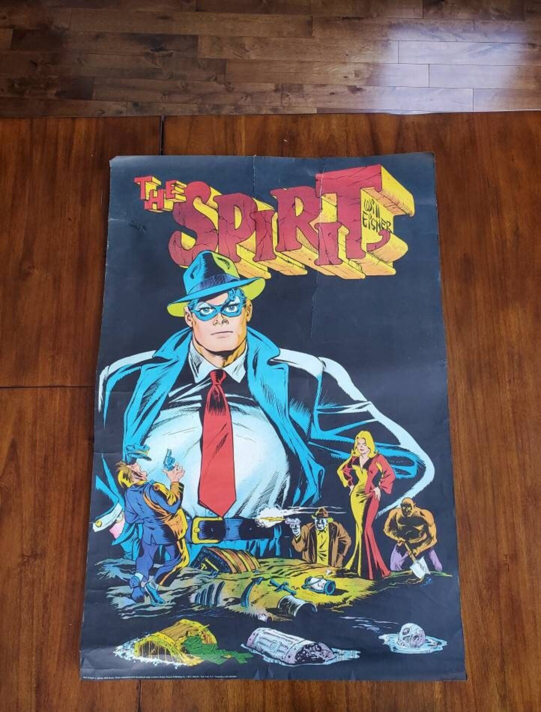 Vintage 1973 the Spirit Poster Will Eisner Warren Publishing Co. 36x24 ...