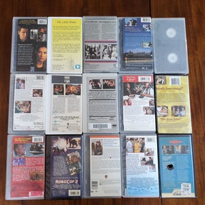 VHS Former Rentals or Cut Box Hard Case PICK ONE Blockbuster Video ...