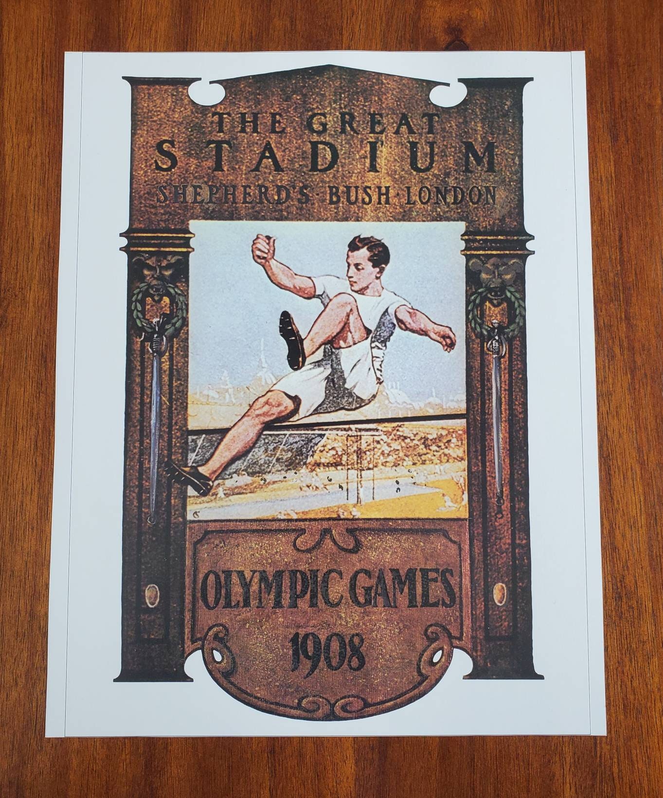 Vintage Summer Olympics Litho Posters PICK 1: London 1908 | Etsy