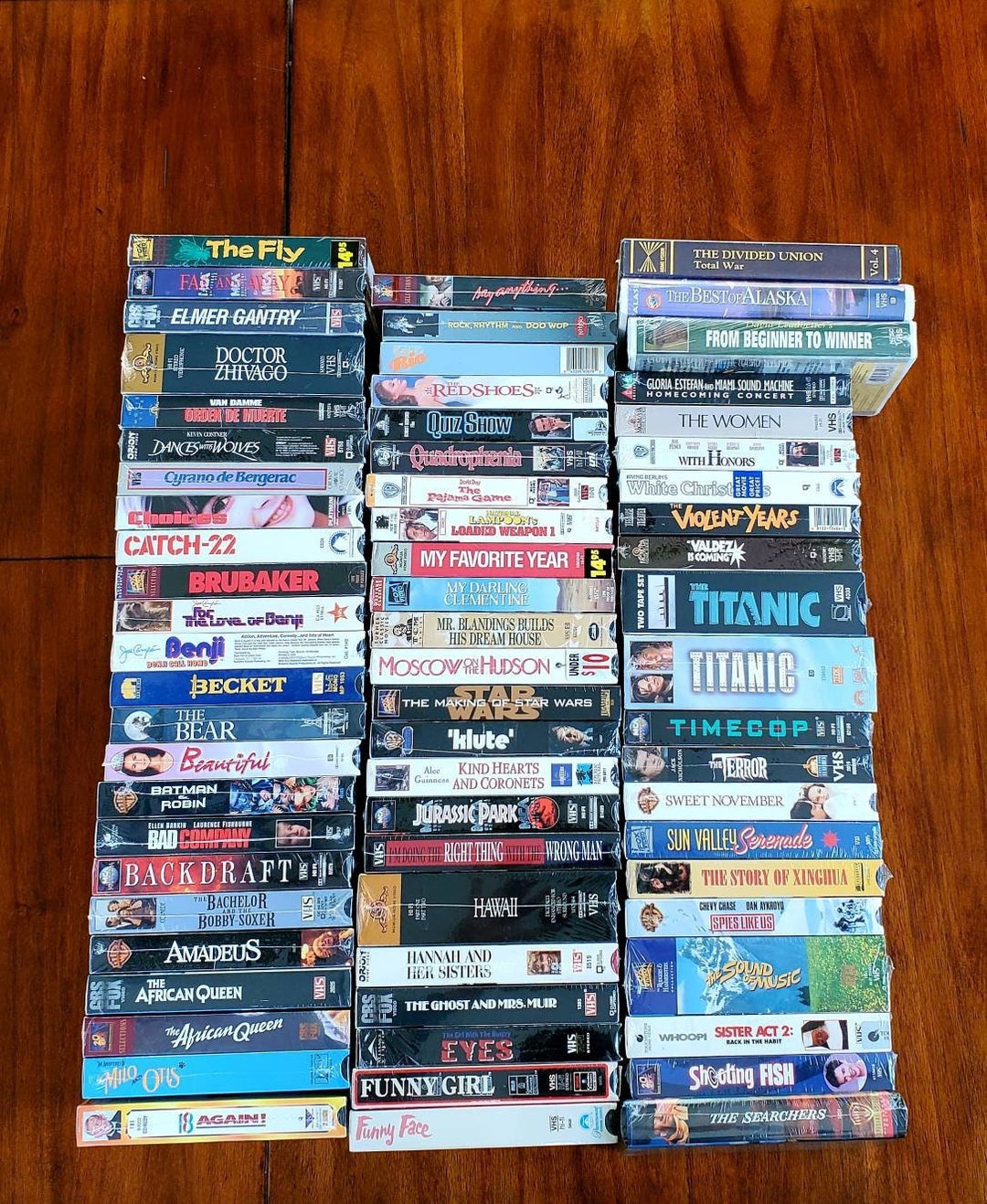 Sealed NEW VHS PICK 1: Jurassic Park, Klute, Quadrophenia, Say Anything ...