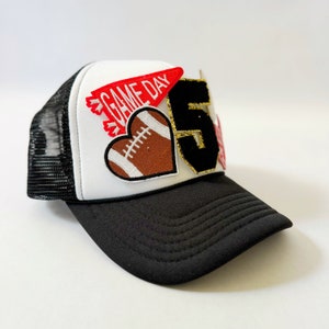 CUSTOMIZABLE Football Trucker Hat- Design #1 Build Your Own Sports Trucker Hat - Etsy