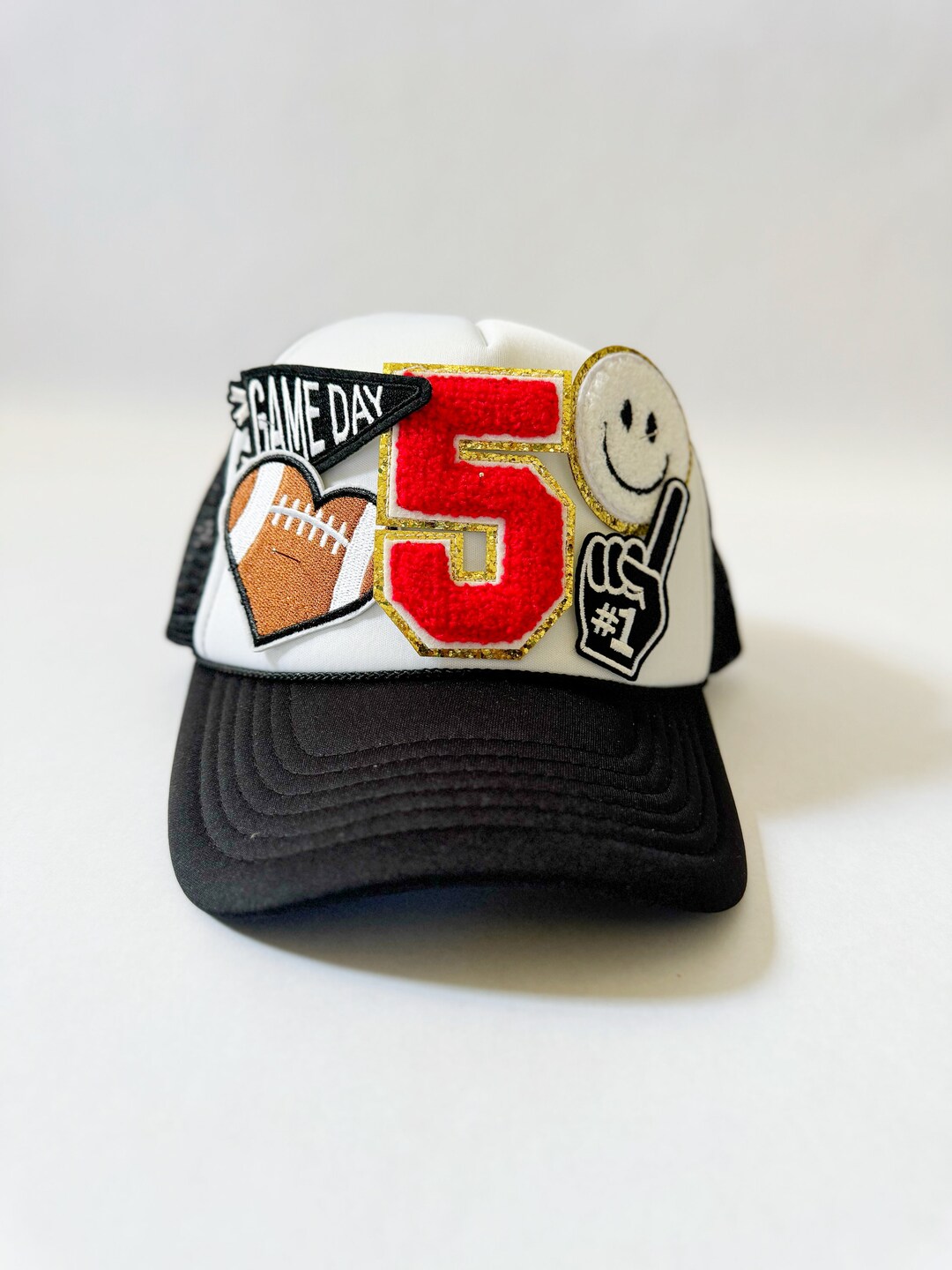 CUSTOMIZABLE Football Trucker Hat- Design #1 Build Your Own Sports ...