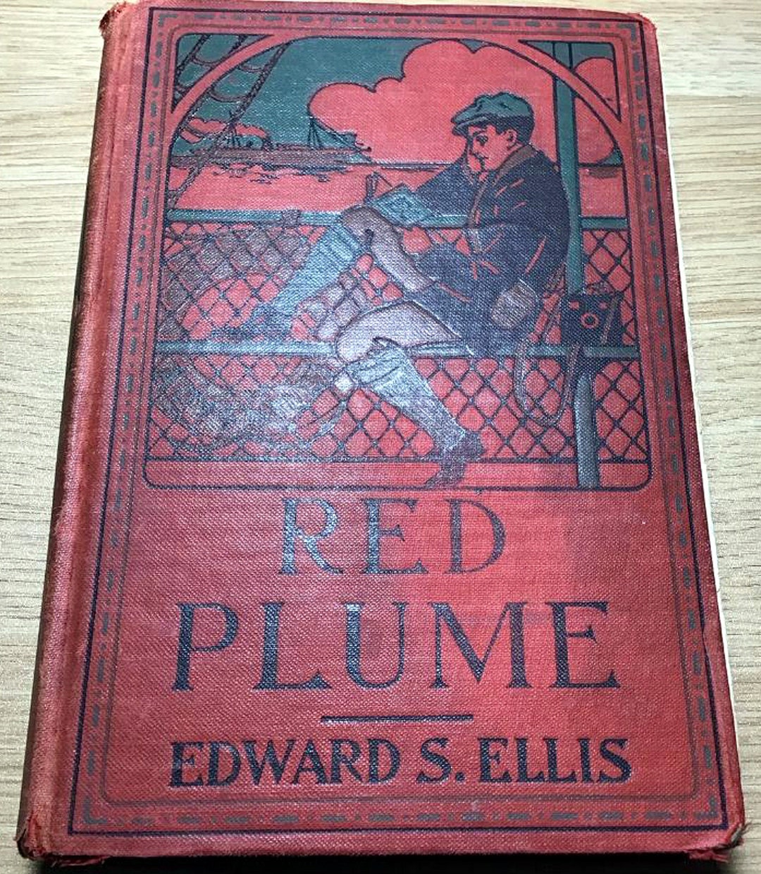 Vintage Antique Books RED PLUME Edward S Ellis 1900 - Etsy