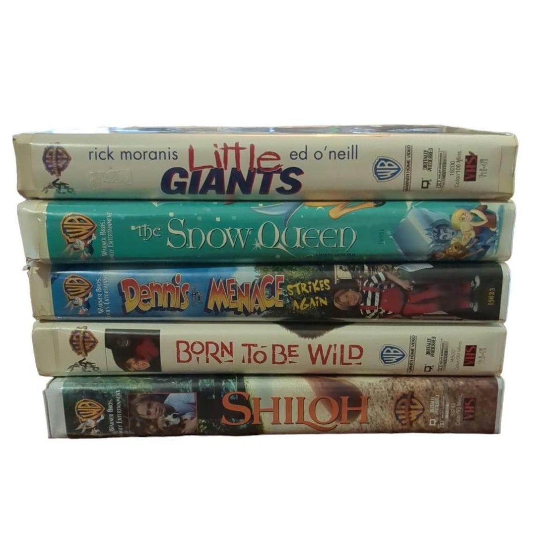 5 Vintage VHS Bundle Warner Brothers - Etsy
