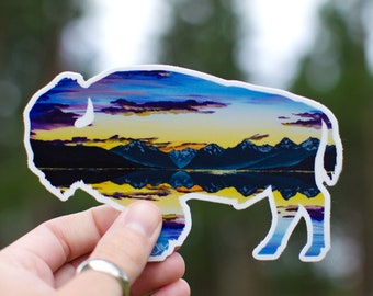 Bison Decal - Etsy
