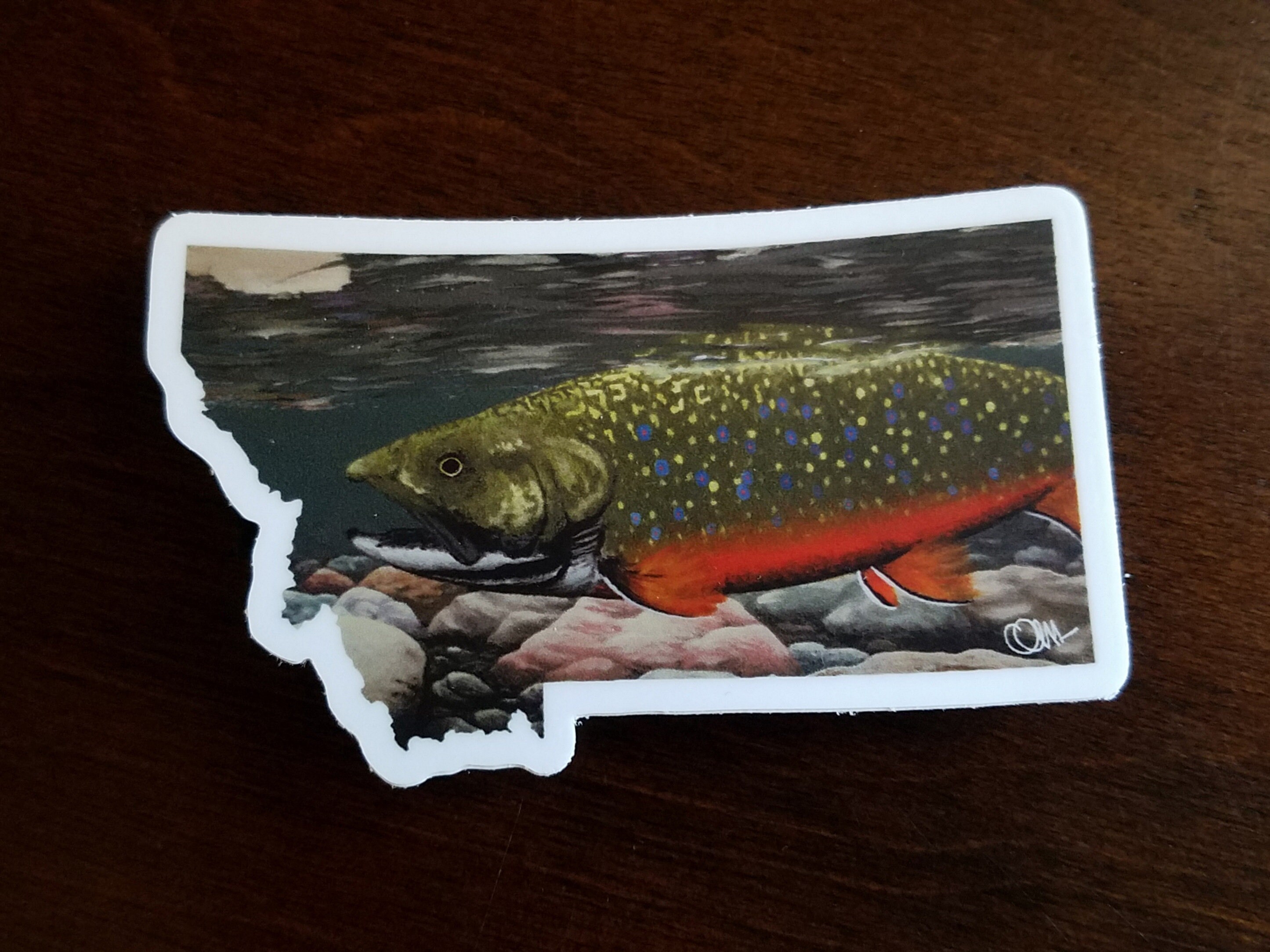 3" or 5" Decal Sticker - Brook Trout - Etsy