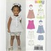 New Look Pattern 6904 Baby Dress, Bloomers & Hat Size A NB-L Uncut and ...