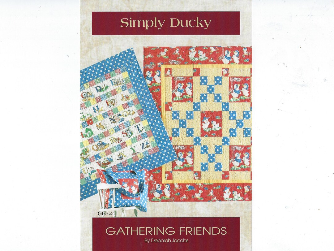 Simply Ducky Baby Quilt Patterns & Diaper Tote Gathering - Etsy