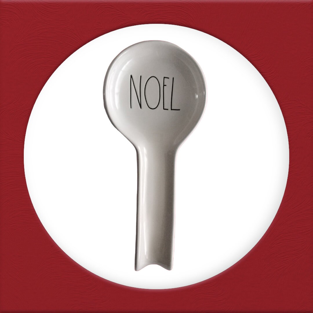 Rae Dunn Noel Spoon Rest From Artisan Collection by Magenta Christmas ...